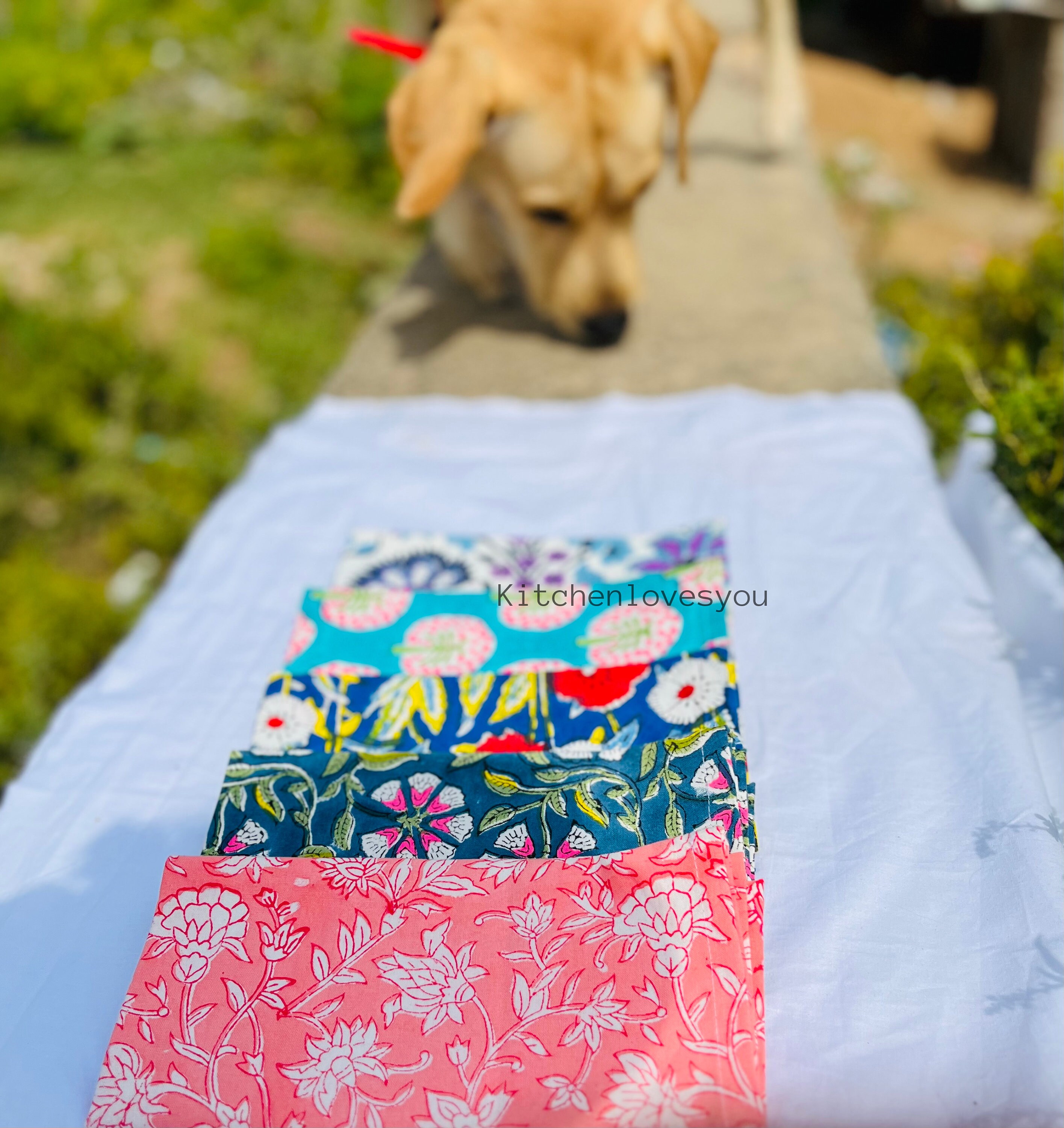 Mix and Match Assorted Napkins, Reusable Block Print Table Napkins, Eco ...