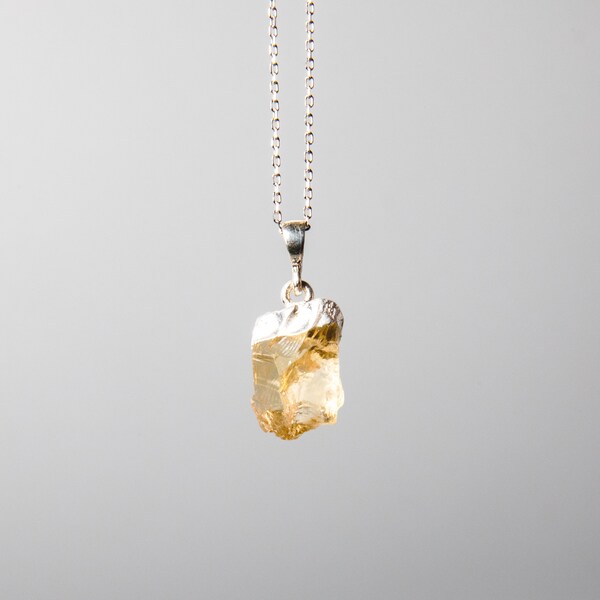 Citrine Necklace - Etsy