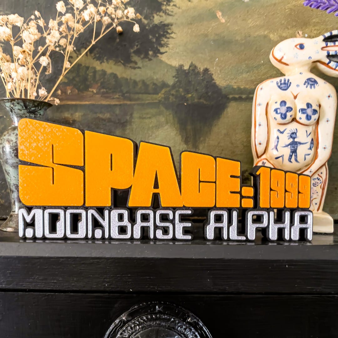 Space 1999 - Moonbase Alpha Logo 3D Printed Display - Etsy UK