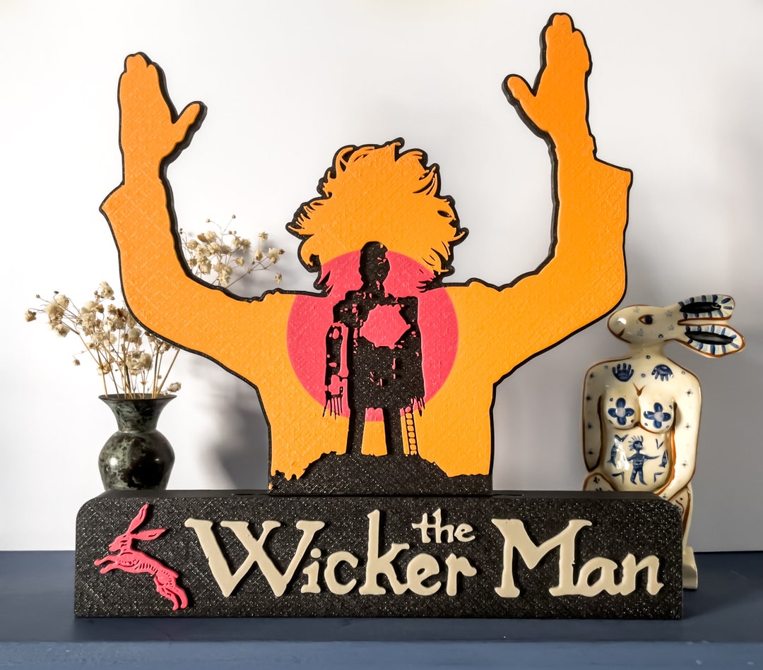 The Wicker Man - 3D Printed Display - Etsy