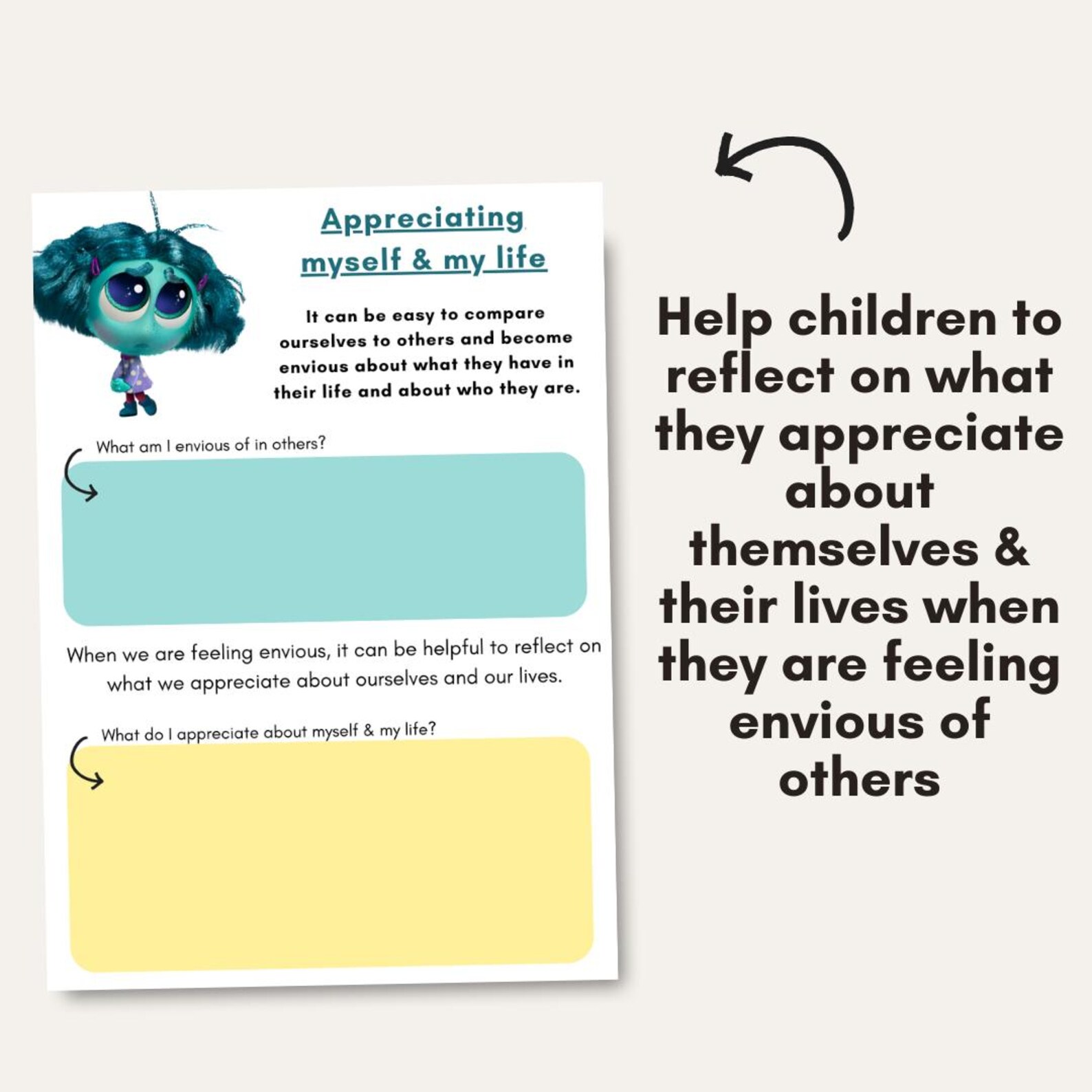 Inside Out Worksheet Bundle!! for Supporting Children/teens With Their ...