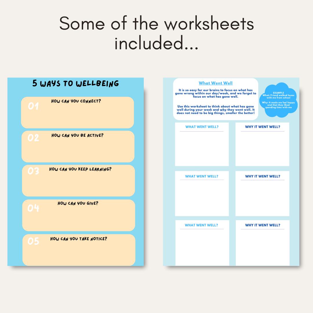 Low Mood Depression Worksheets for Children & Young People | Mental ...