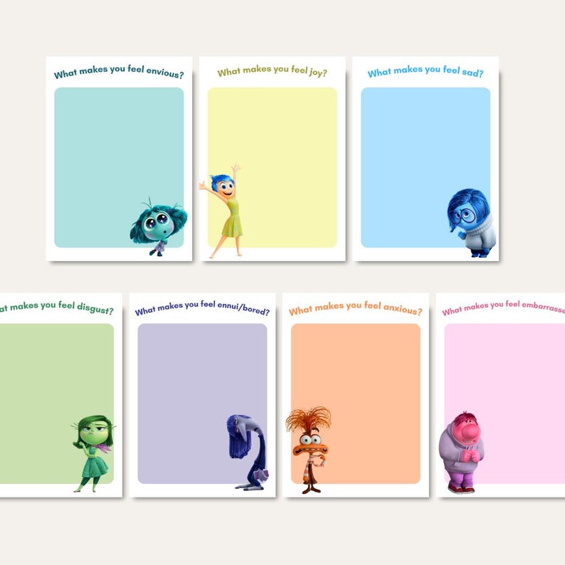 Inside Out Worksheet Bundle!! for Supporting Children/teens With Their ...