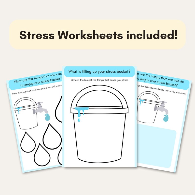 Anxiety Worksheets for Children & Young People | School Counsellor ...