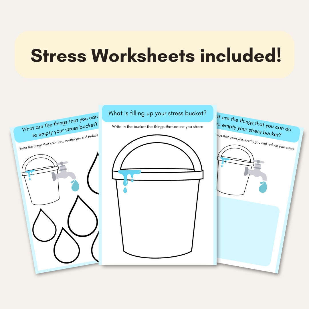 Anxiety Worksheets for Children & Young People | School Counsellor ...
