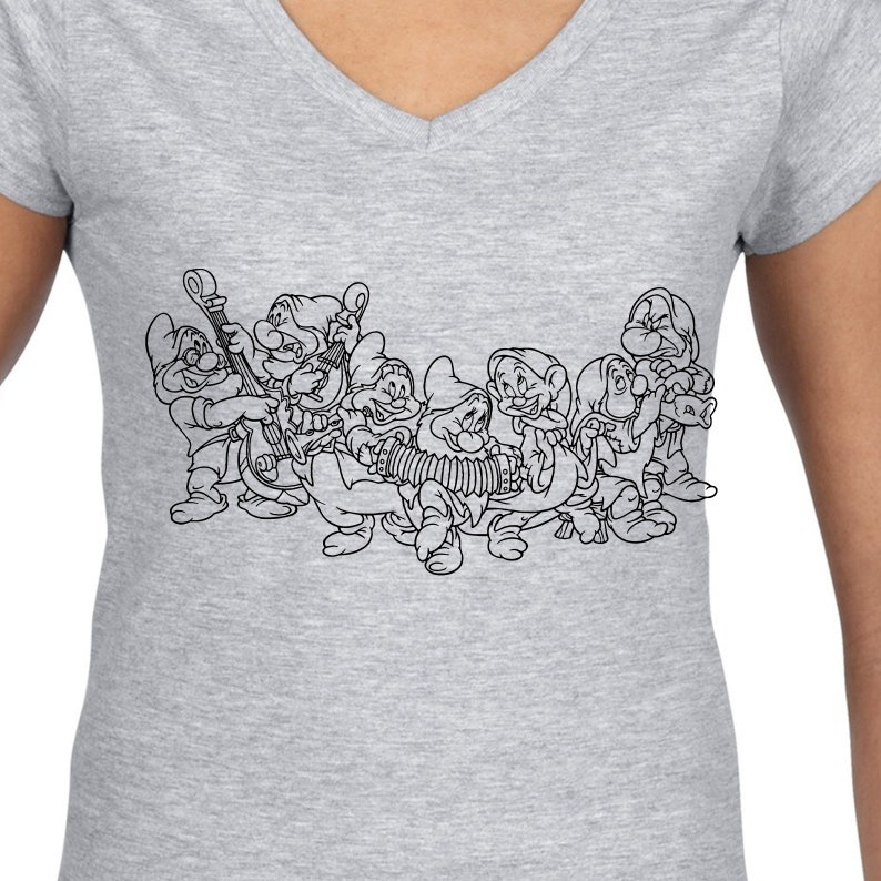 The Seven Dwarfs Digital Cut Files Cricut Silhouette Cameo - Etsy