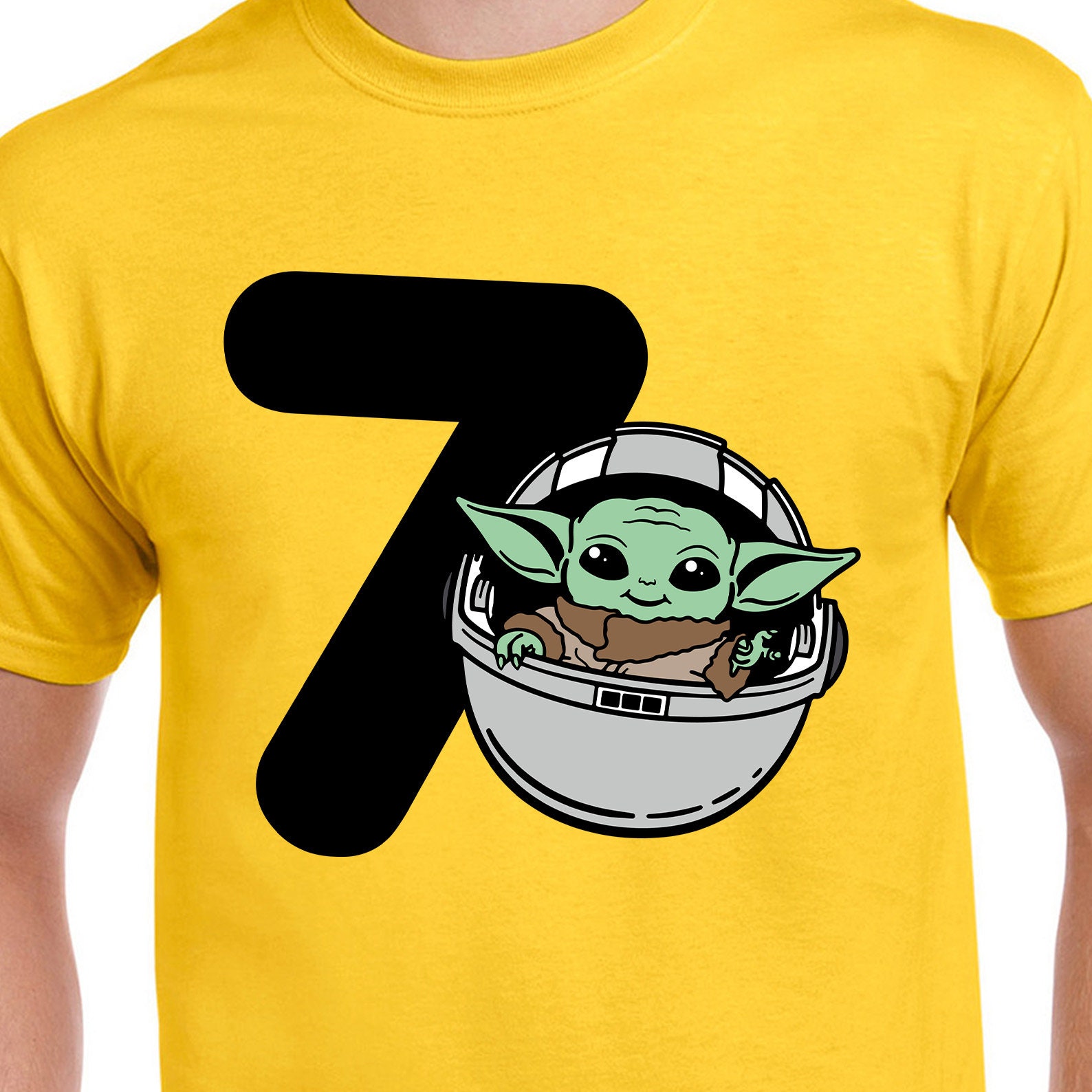 Baby Yoda Seven Years Old Digital Cut Files Cricut - Etsy