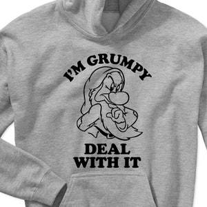 I'm Grumpy Deal With It Digital Cut Files | Cricut | Silhouette Cameo ...