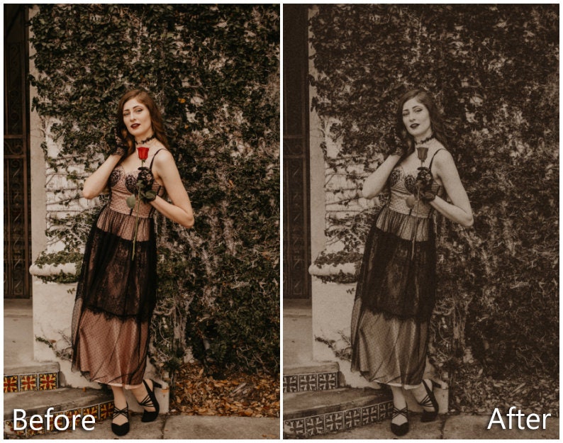 1920s Lightroom Presets: Vintage Grain, Retro Analog (desktop & Mobile ...