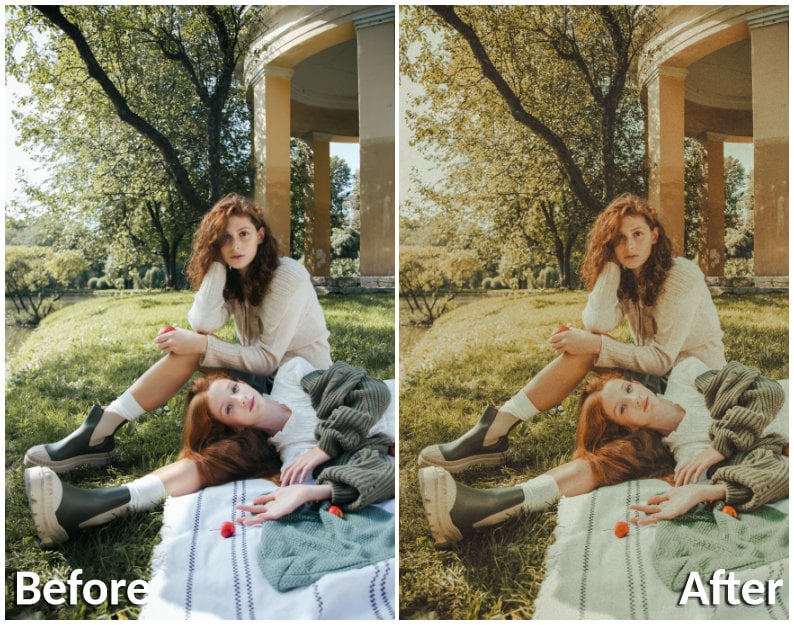 60s Vibe Lightroom Presets: Kodak Film, Retro Grain (desktop & Mobile ...