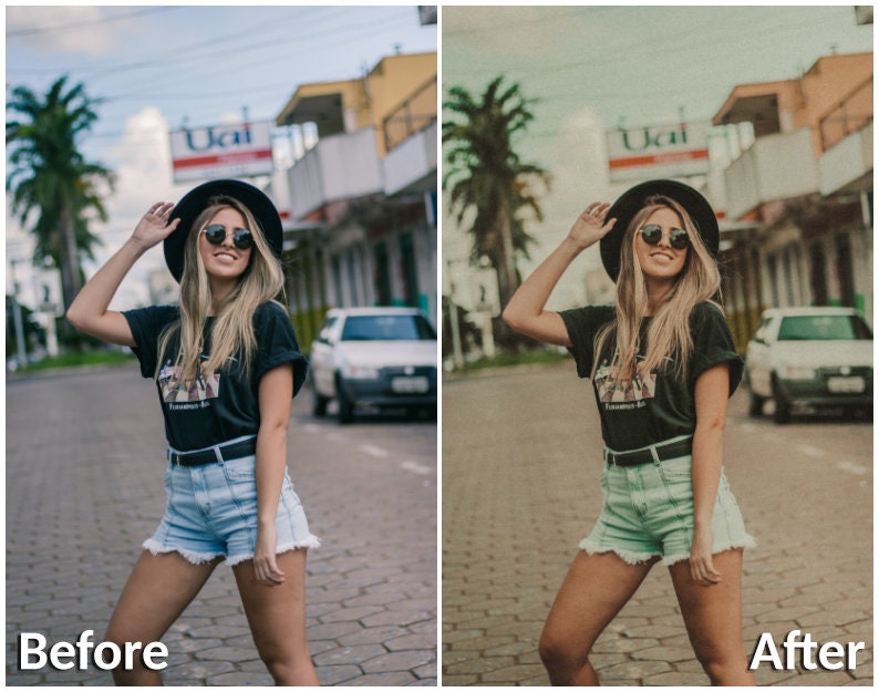 60s Vibe Lightroom Presets: Kodak Film, Retro Grain (desktop & Mobile ...