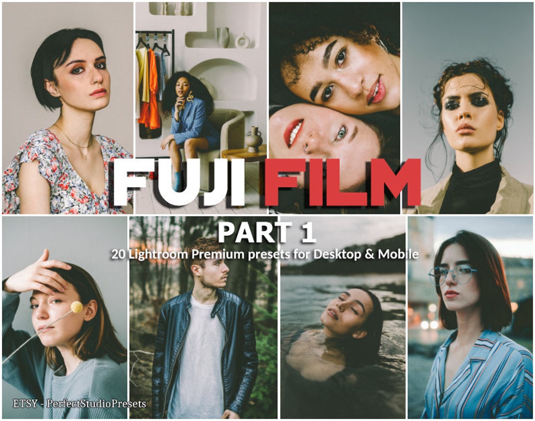 20 Lightroom Presets Fuji Film Part 1, Fuji Presets, Grain Presets ...