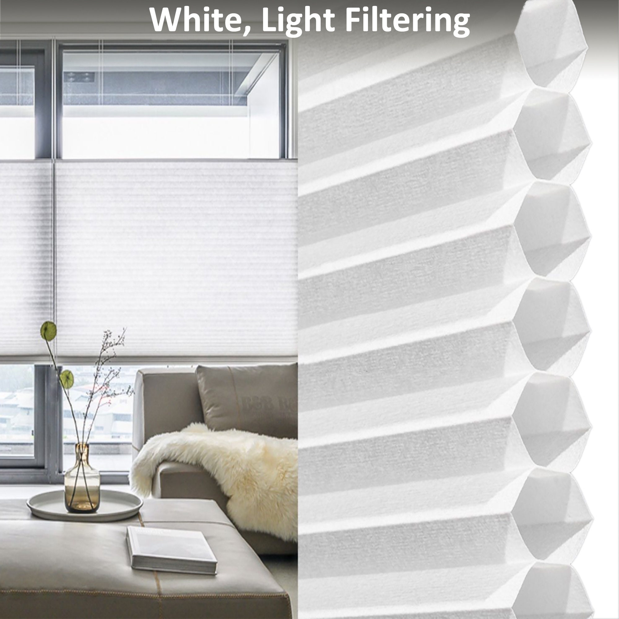 Thermablind Cellular Cordless Blinds for Windows (light Filtering); Top ...