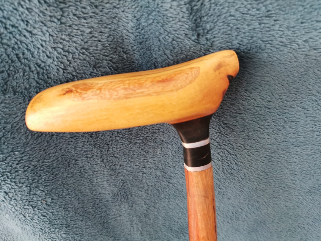 Hairy Oak Walking Stick With Western Rosewood Handle - Etsy