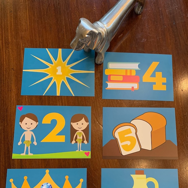 Number Flash Cards - Etsy