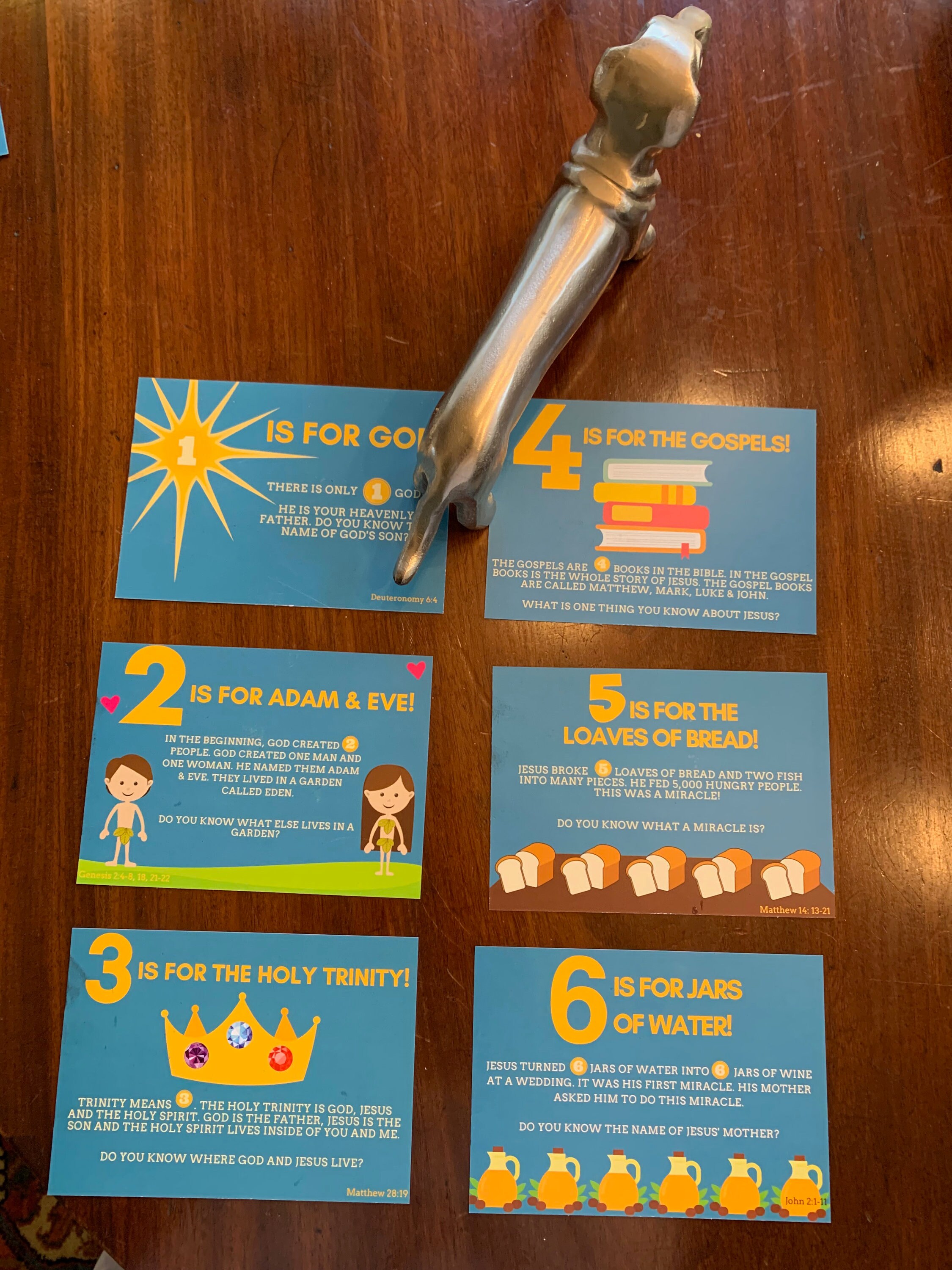 12 Christian Flash Cards Designed as a Fun Way to Teach Kids - Etsy