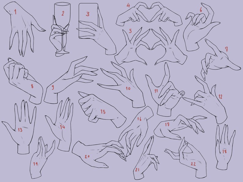 Hands Stamp Brush / Ptocreate Brush / Stamp Brush for Procreate and ...