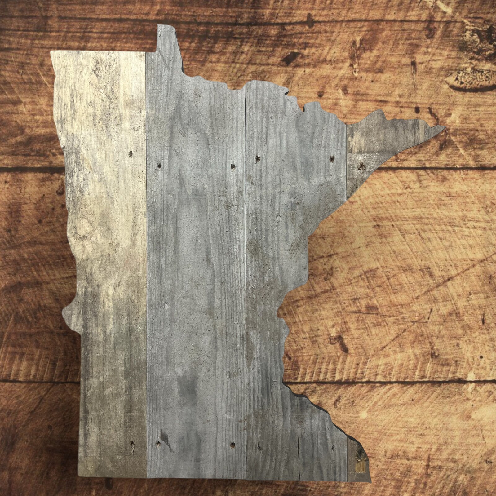 Rustic State Sign Reclaimed Wood Sign Wall Decor - Etsy