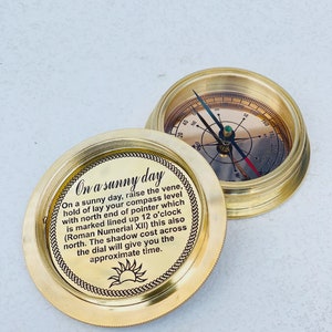 Brass Engraved Compass I Stanley London 1862, Direction Compass, for ...