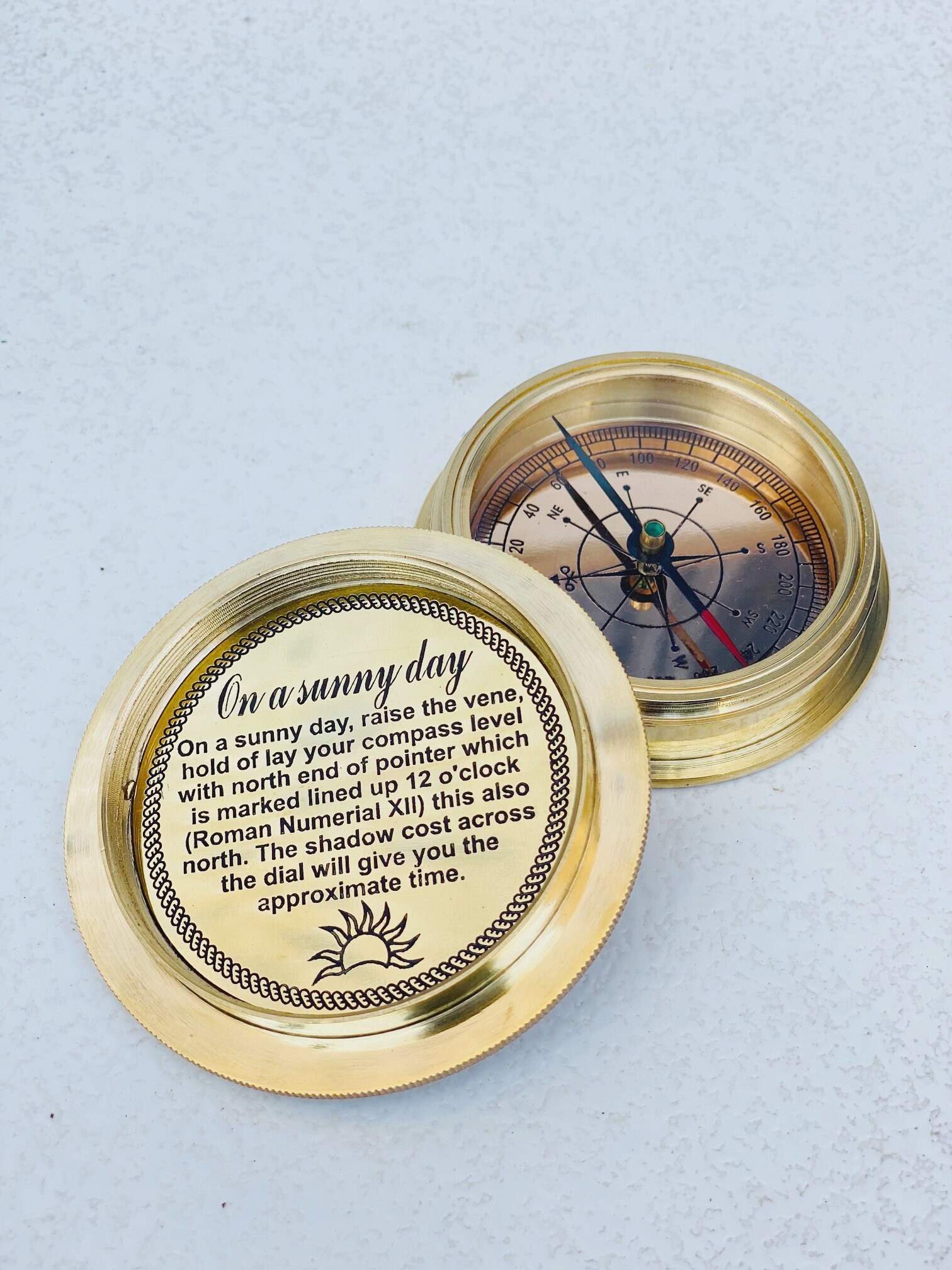 Brass Engraved Compass I Stanley London 1862, Direction Compass, for ...