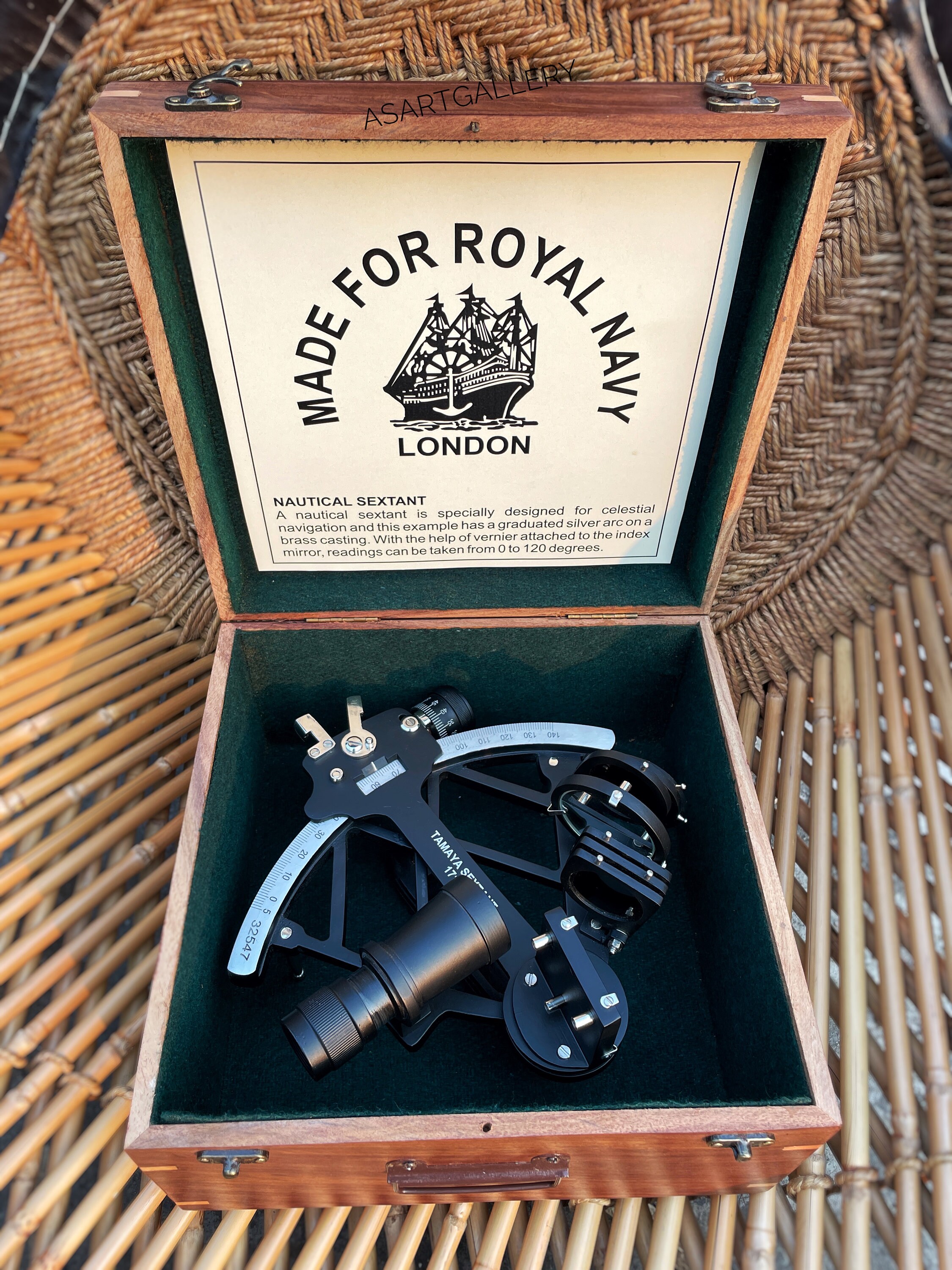 Tamaya Sextant 1712 Replica – Royal Navy Celestial Navigation ...