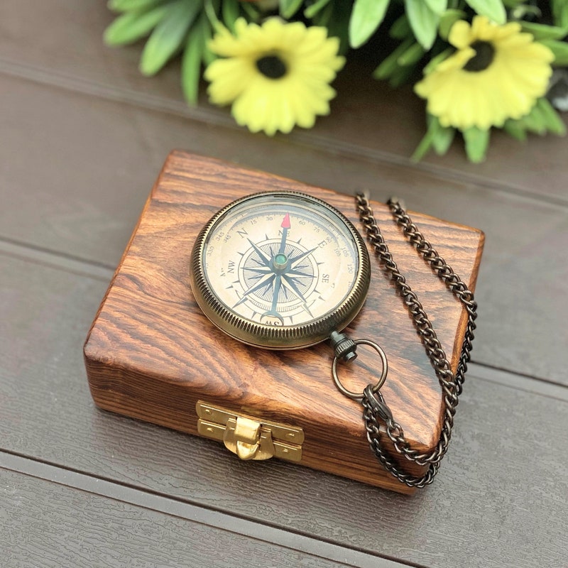 Wooden Compass - Etsy