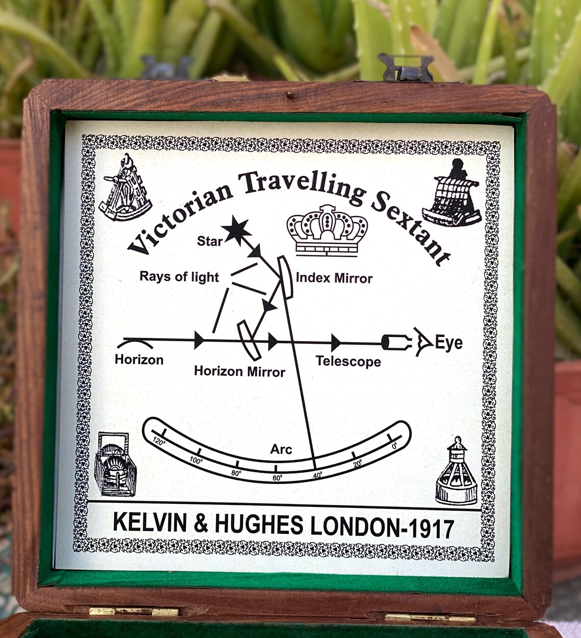 Nautical Brass Working Sextant I Maritime Navigational Instrument I ...