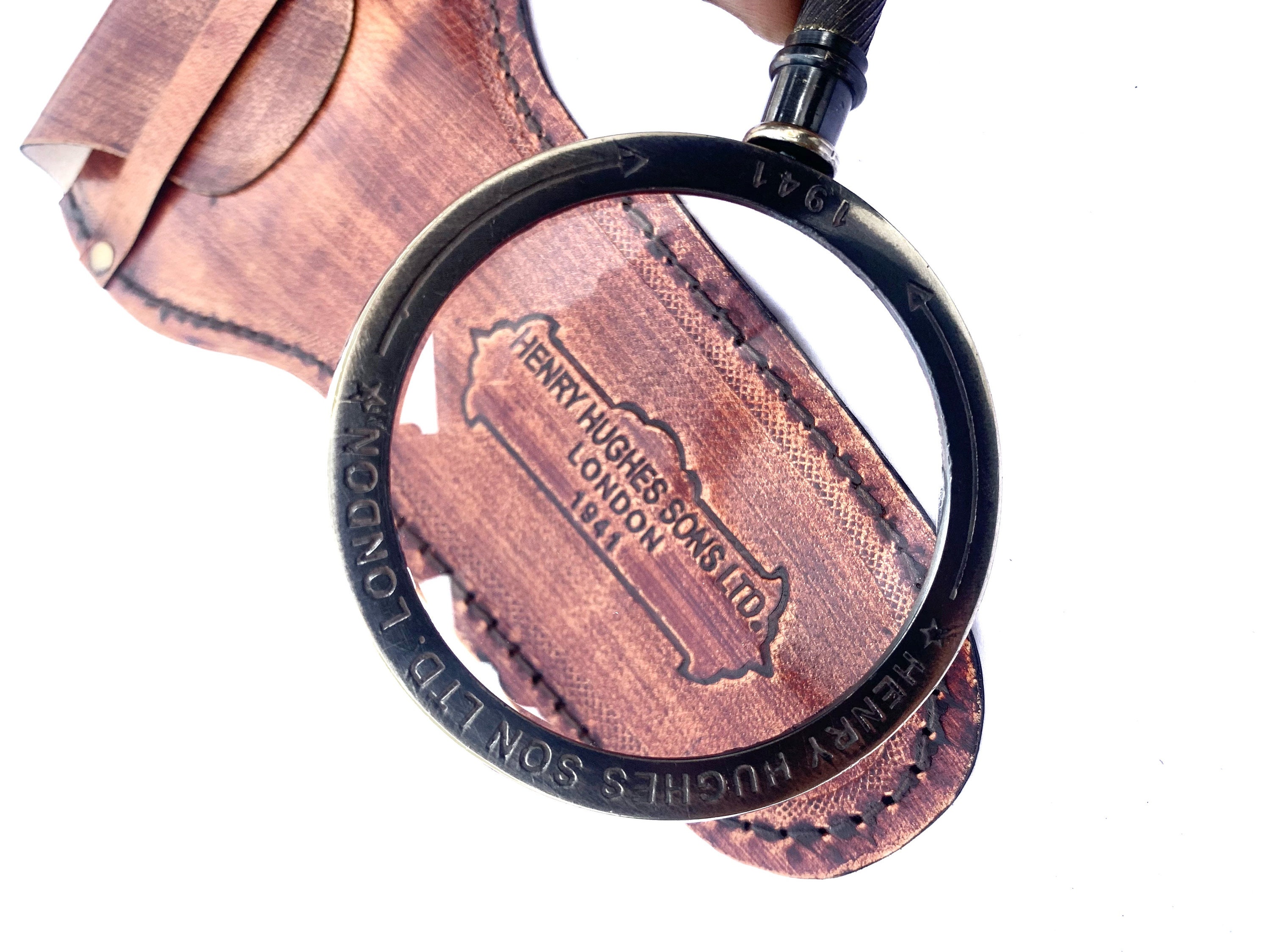 Vintage Antique Magnifying Glass henry Hughes Son LTD 1941 - Etsy
