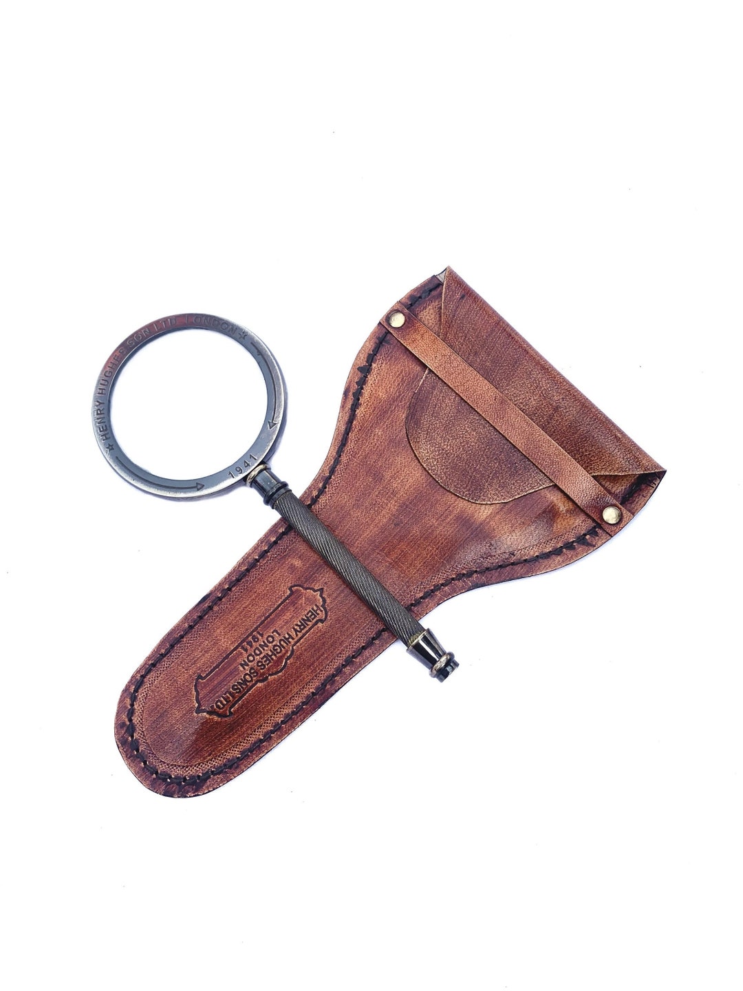 Vintage Antique Magnifying Glass henry Hughes Son LTD 1941 - Etsy