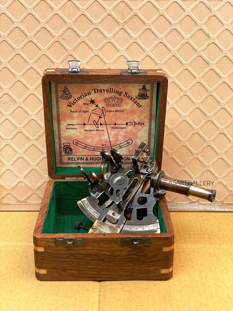 Nautical Working Sextant I Navigational Sextant I With Wooden Box I ...