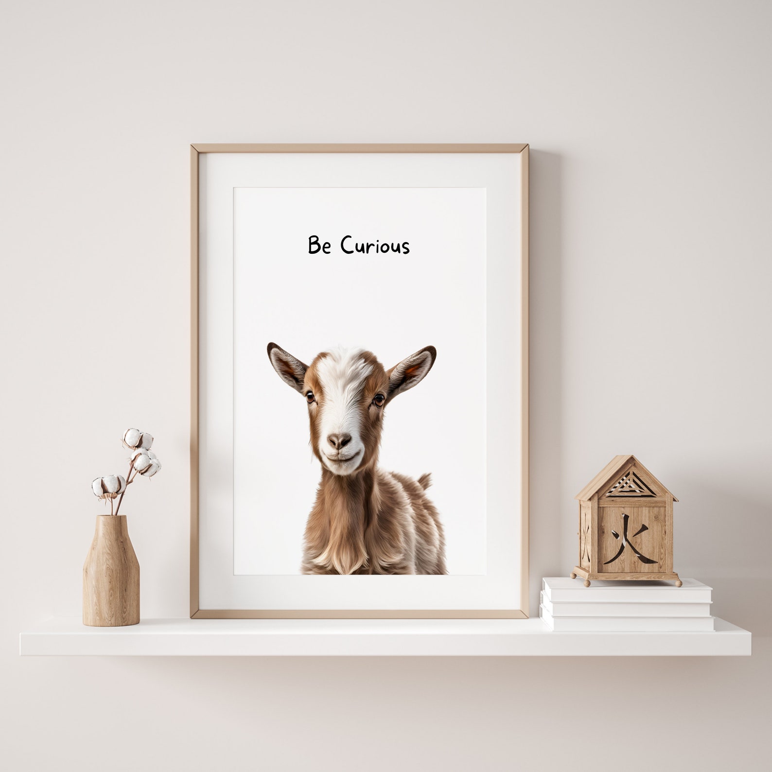 Set of 6 Baby Farm Animals Printable Art - Horse, Duckling, Lamb, Cow ...