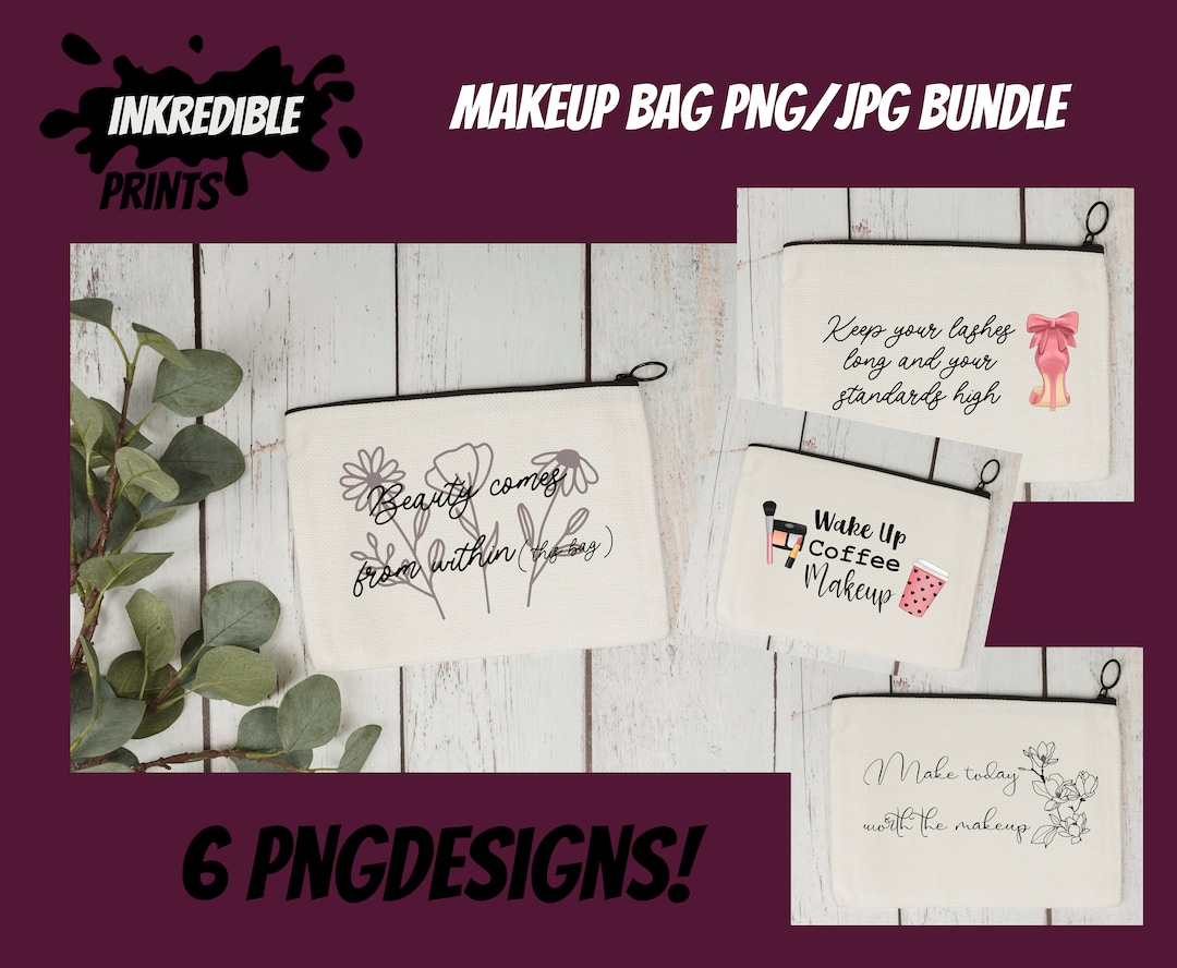 Makeup Bag Sublimation Png/jpg Designs - Etsy