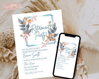 Travel Retirement Invitation World Map Travel Retirement - Etsy