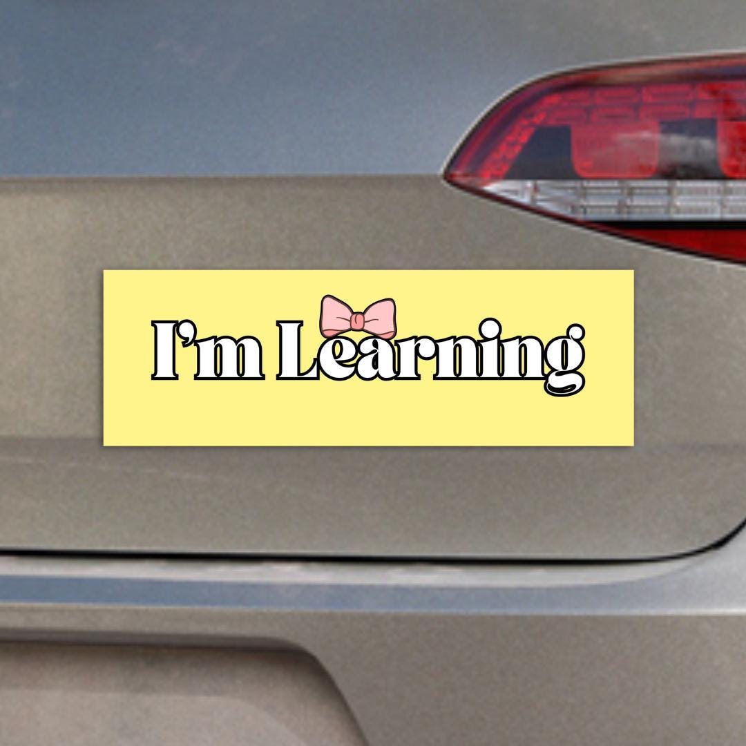New Driver Car Magnets & Stickers Learner Driver Decal Beginner Safety ...