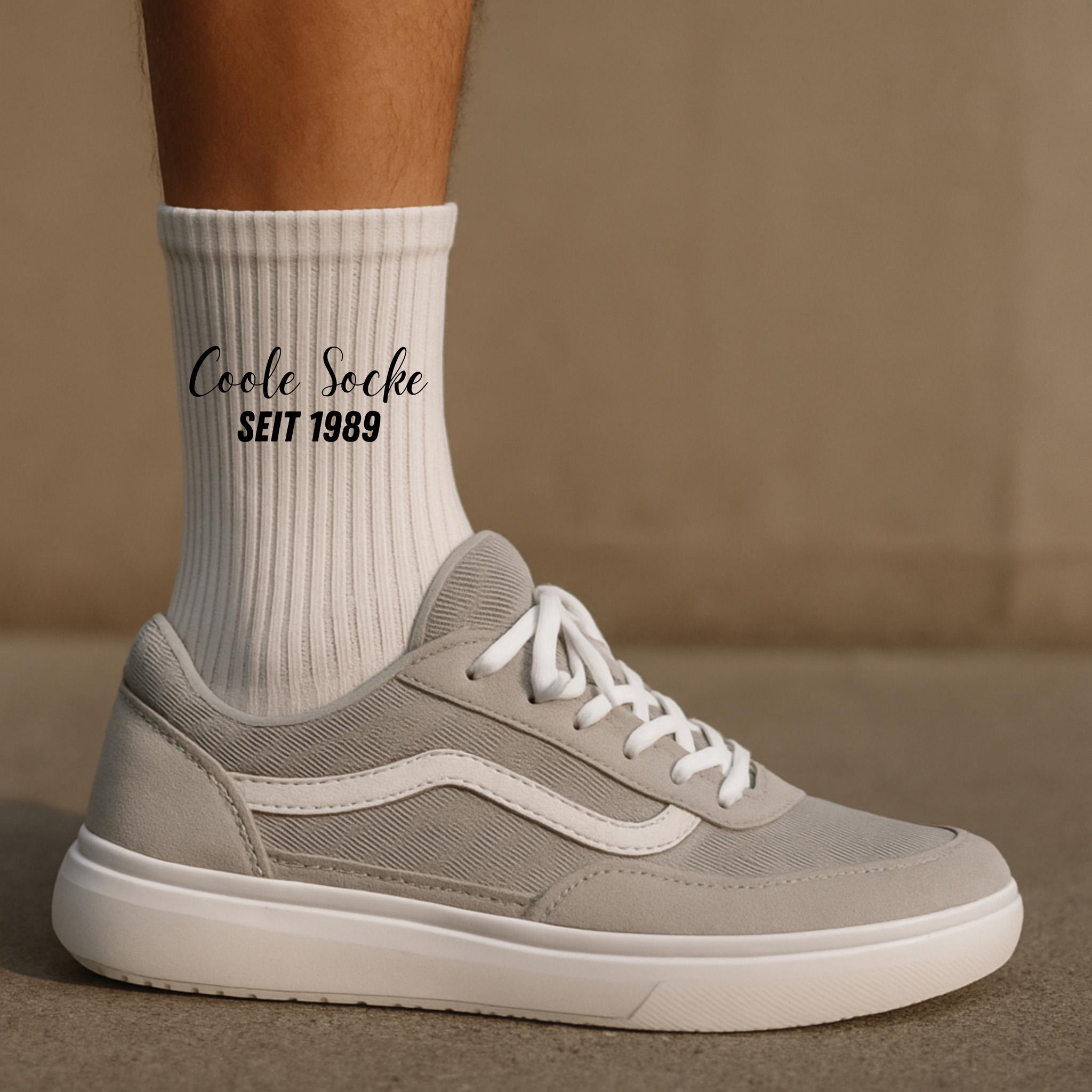 Coole Socke, Jahrgangs-Socken, personalisierte Socken, Männer-Geschenk ...