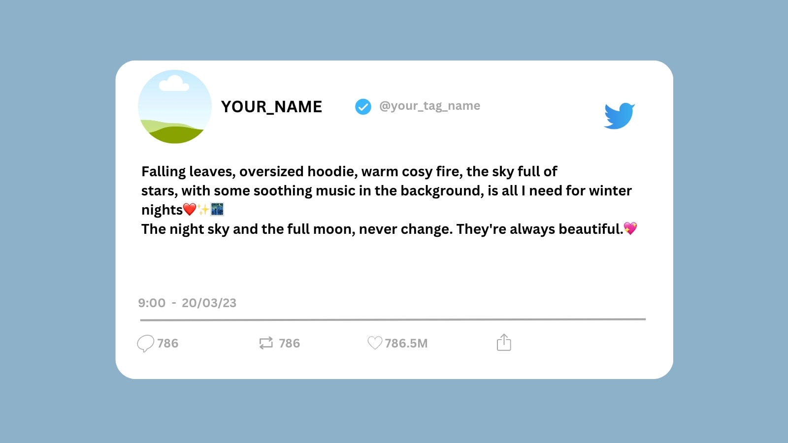 Twitter Posts Templates for Social Media: 7 Canva Templates for Stylish ...
