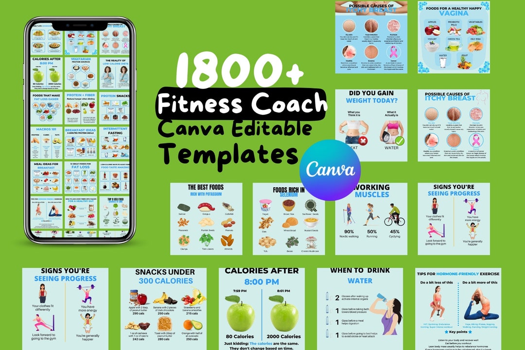 Fitness Instagram Templates Canva Magic For Gym Coaches And Workout