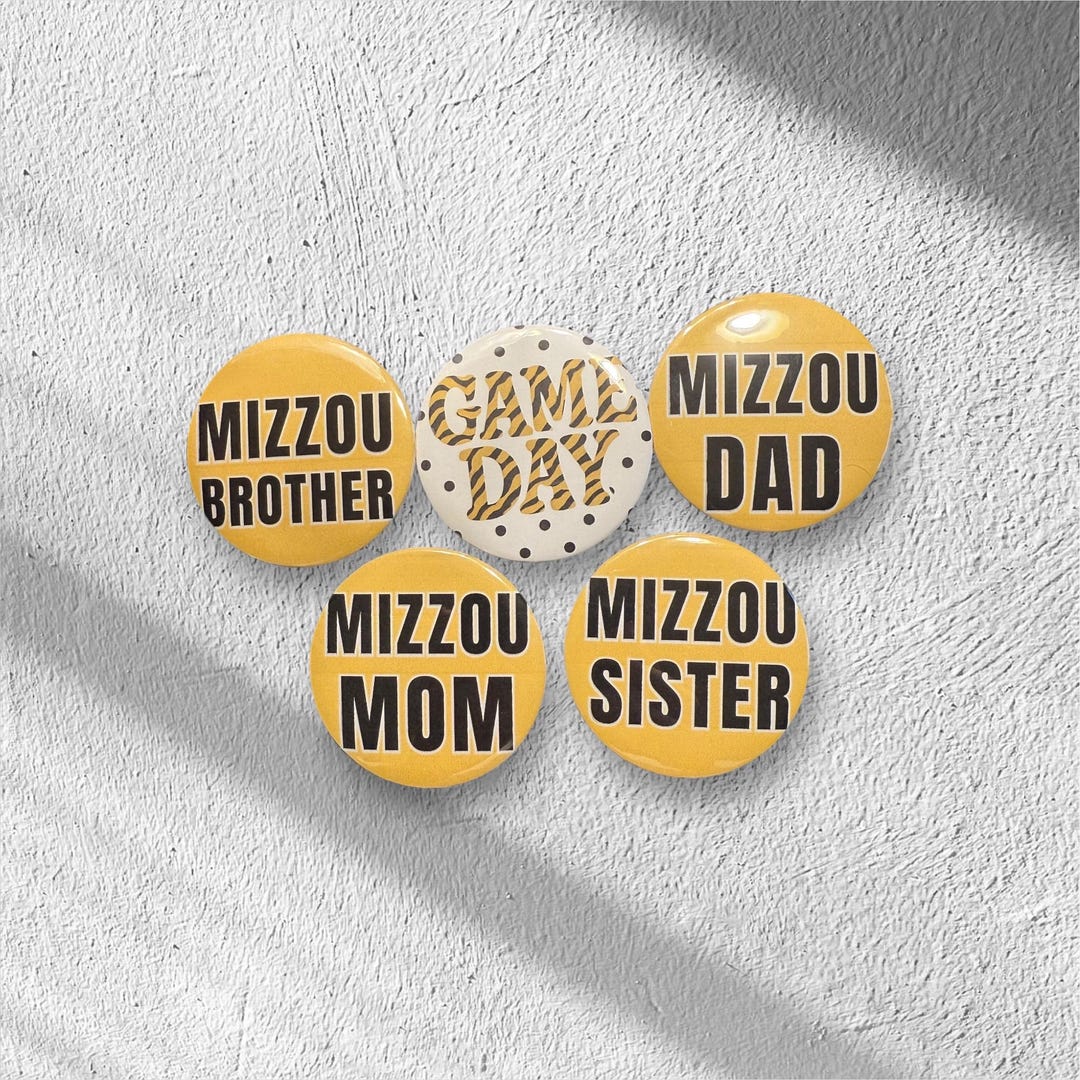 Mizzou Dad Pin Mizzou Mom Buttton Mizzou Family Day Game Day Basketball ...