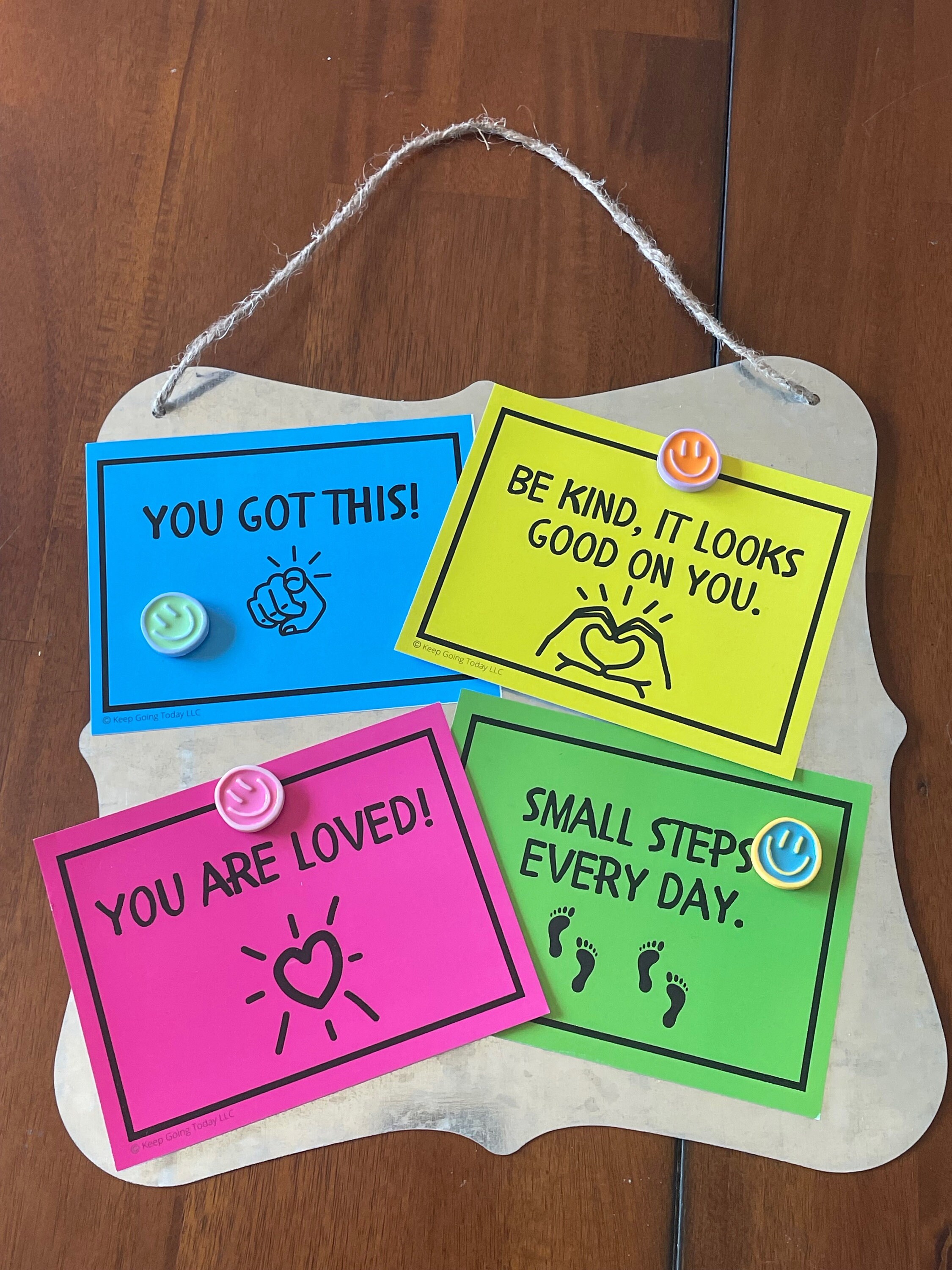 Positive Vibes Cards:inspirational Messages Encouragement Kids Teens ...