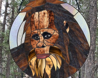 Mountain Beaver Stained Glass Pattern PDF Printable Download - Etsy