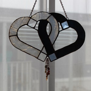 Interlocking Heart Stained Glass Pattern and Fan Lamp Pattern - 2 ...