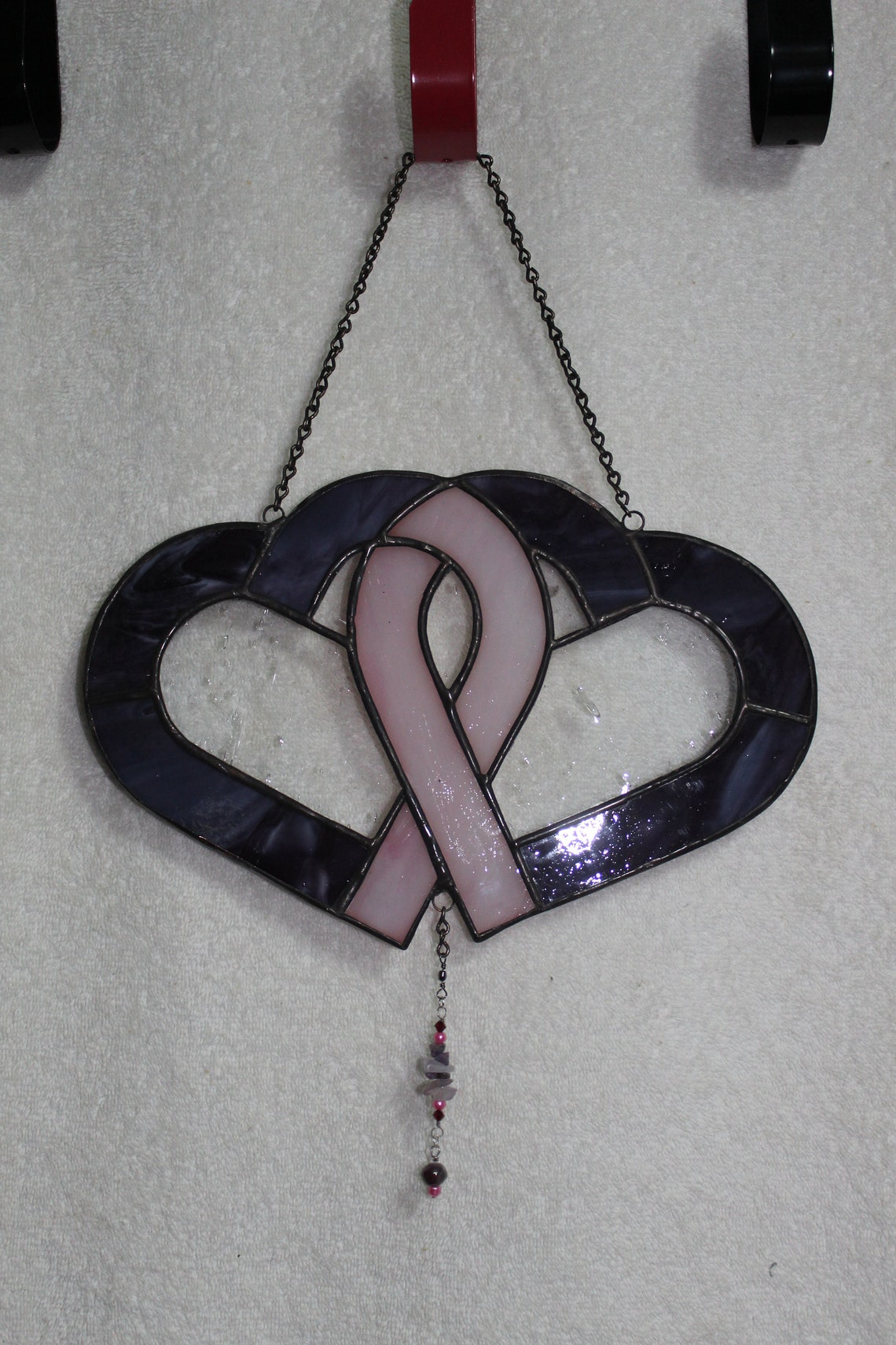 Interlocking Heart Stained Glass Pattern and Fan Lamp Pattern - Etsy