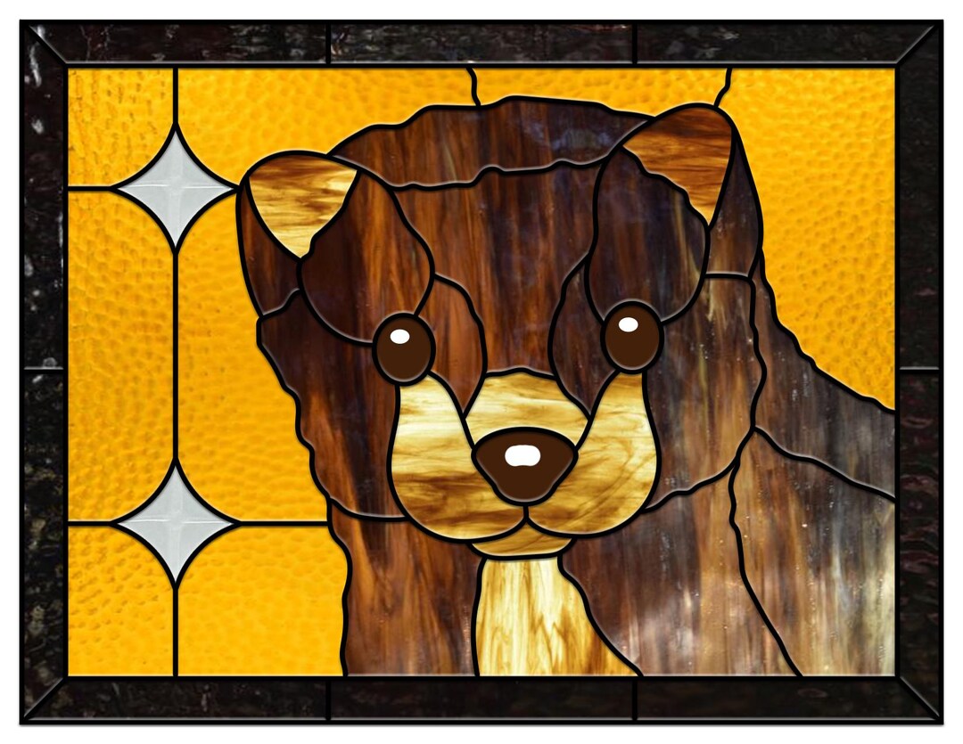 MINK in My Window Stained Glass Pattern Printable Download and Cricut ...