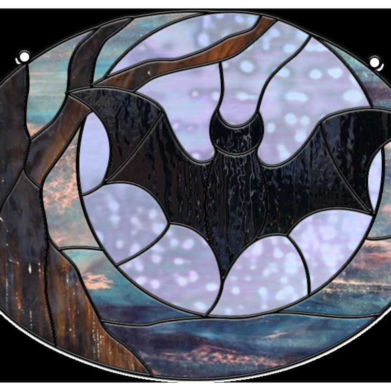 Stained Glass Bats - Etsy