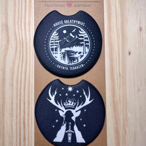 Car Coasters | Throne of Glass (TOG) | the Thirteen | Fireheart | House ...