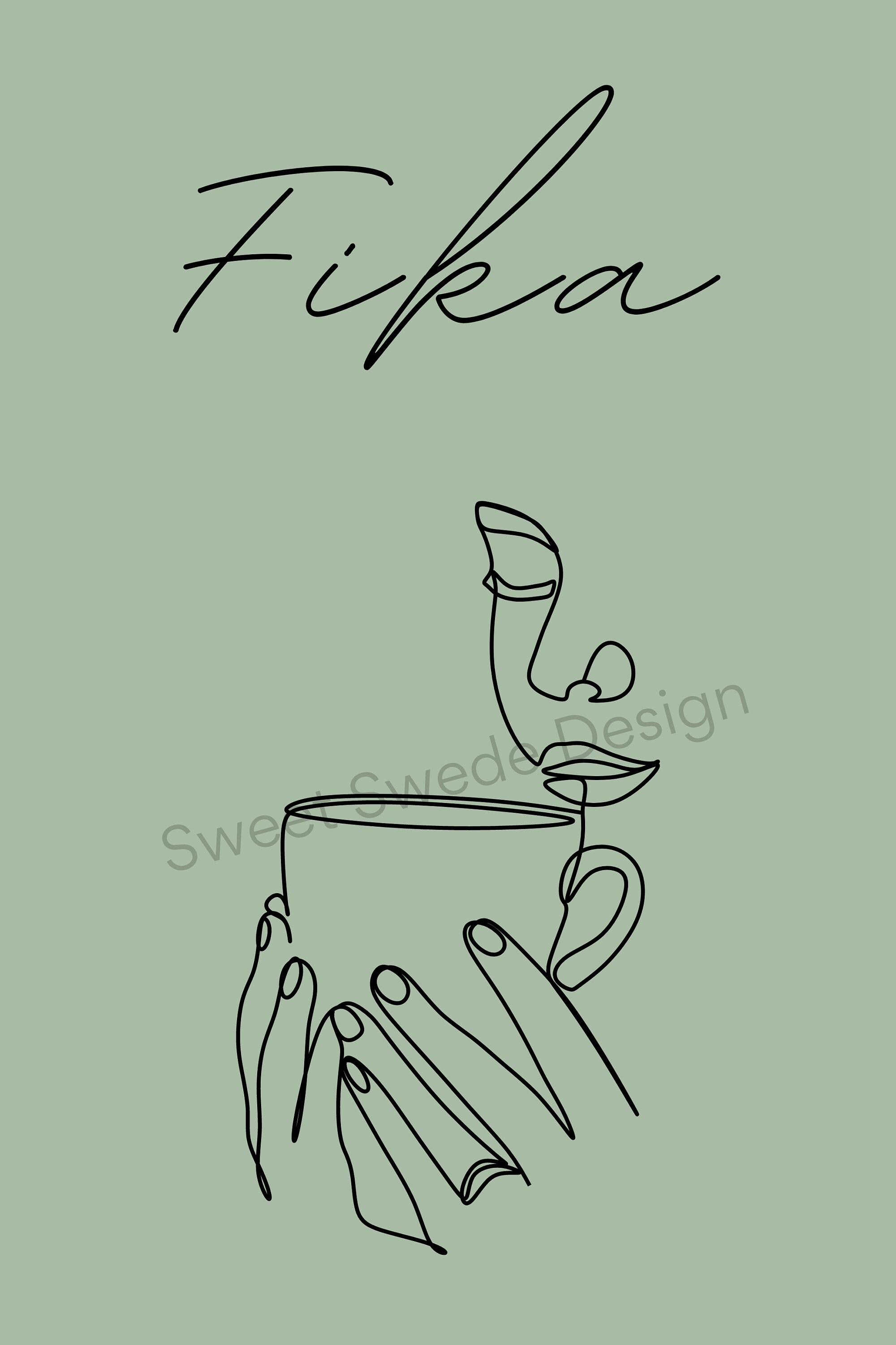 Swedish Fika, Fika, Vertical Layout, Swedish Saying, Nordic Gift ...