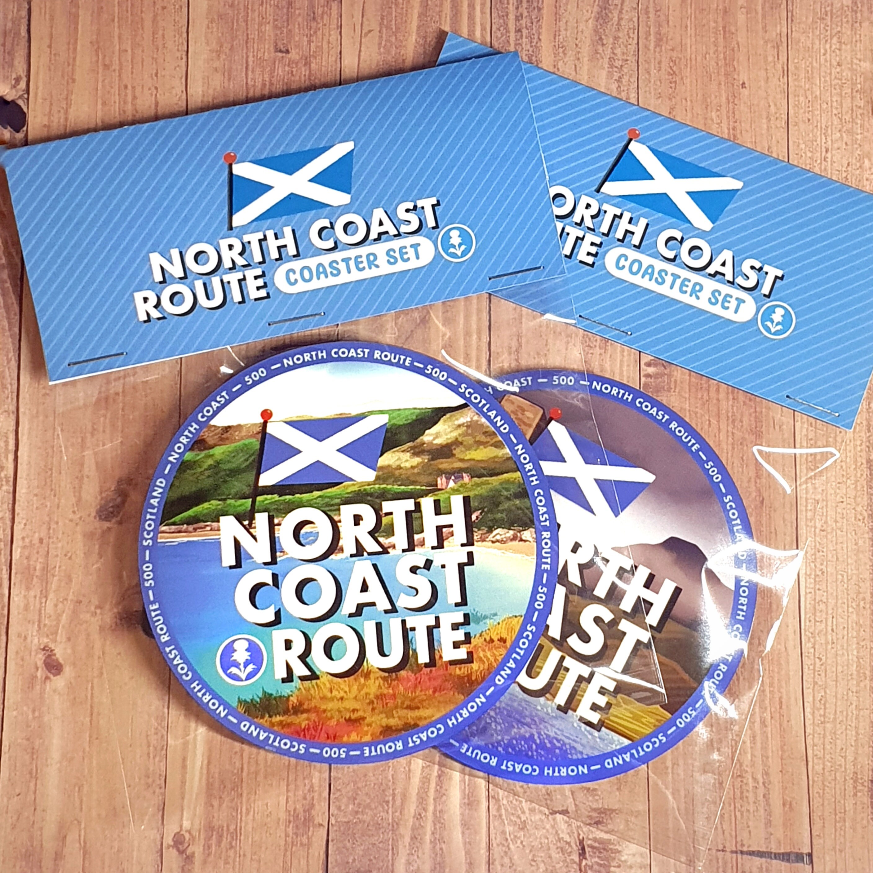Scotland Coasters, North Coast Route 500 Souvenir, Highland Themed ...