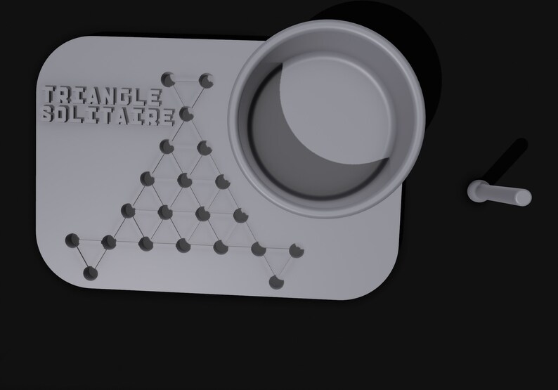 Triangle Peg Game - Etsy