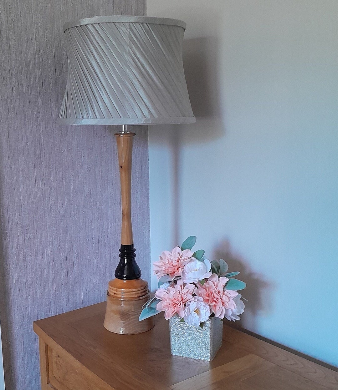 Wooden Lamp Base Decorative Lamp Base Beech Ash & African - Etsy UK