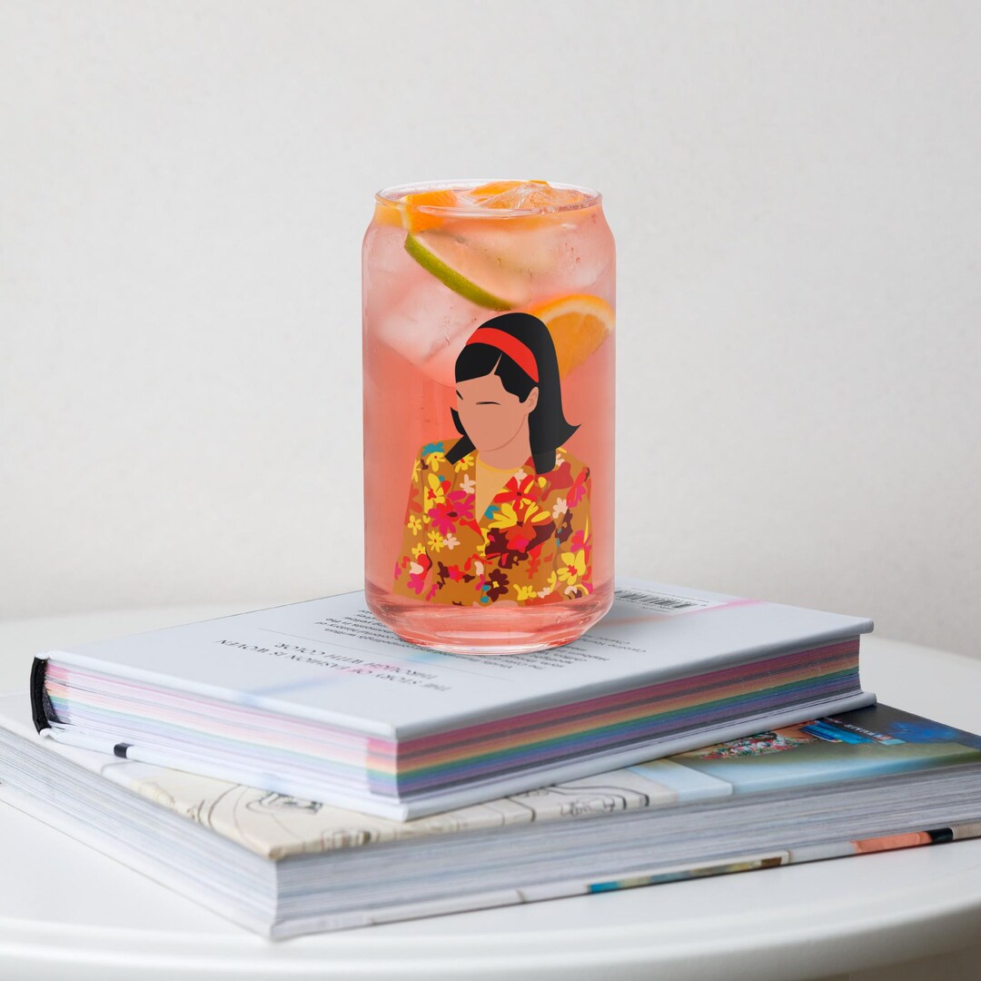Funky Fran Fine Flower Drinking Glassware: Groovy Kitchen Decor ...